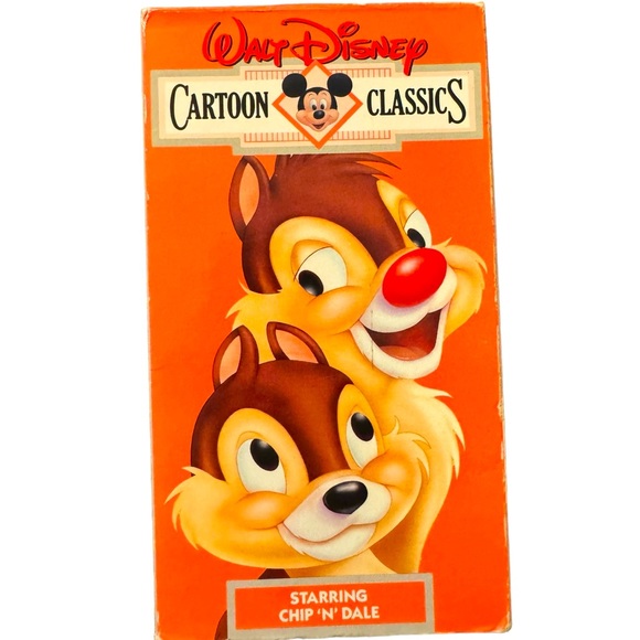 Disney | Other | Walt Disneys Cartoon Classics Vhs Tape Starring Chip N ...